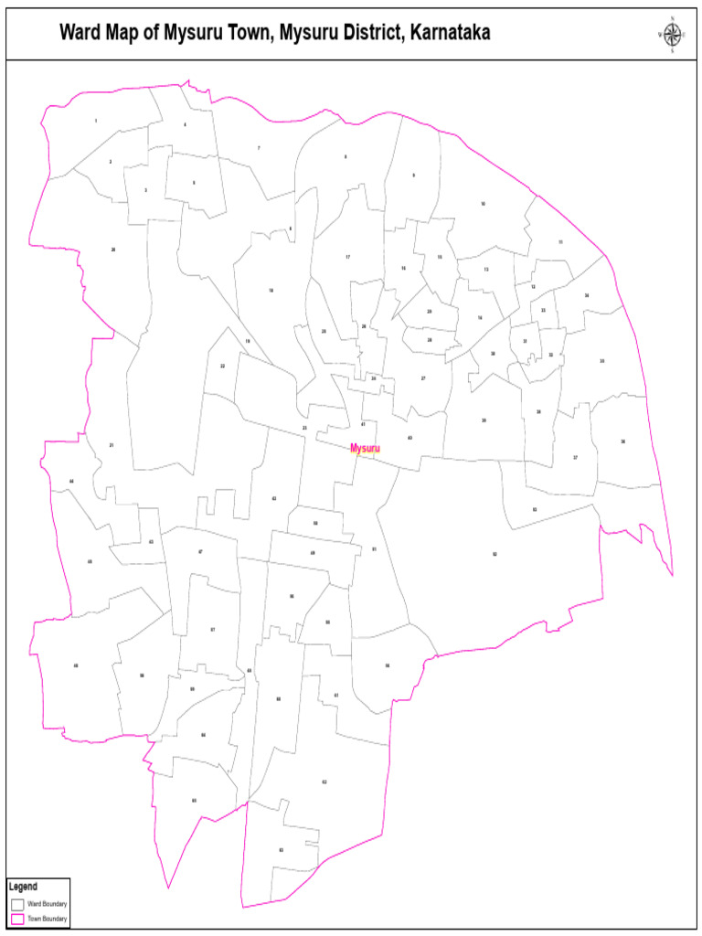 Mysuru Ward Map and Details | PDF