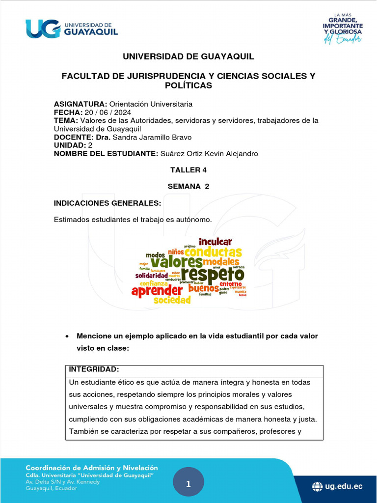 'TAREA U2-CLASE 4-S2 (1) ' Con Usted | PDF | Maestros