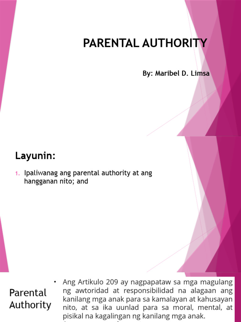 Parental Authority | PDF
