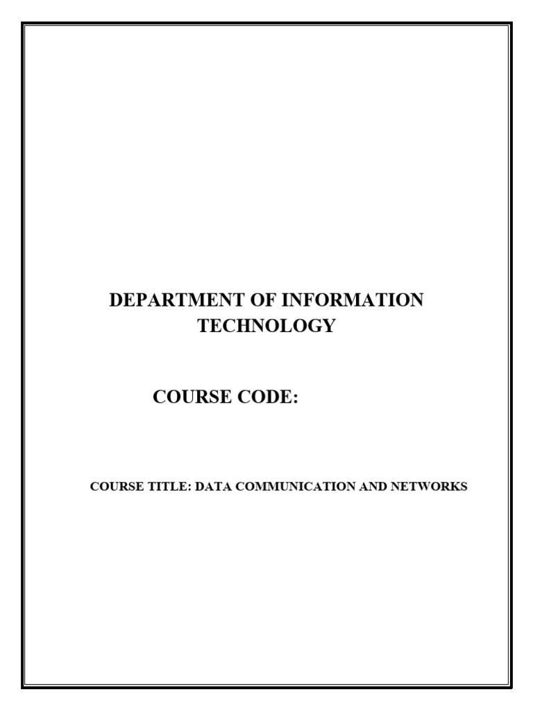 Computer Networks Notes | Download Free PDF | Network Topology ...