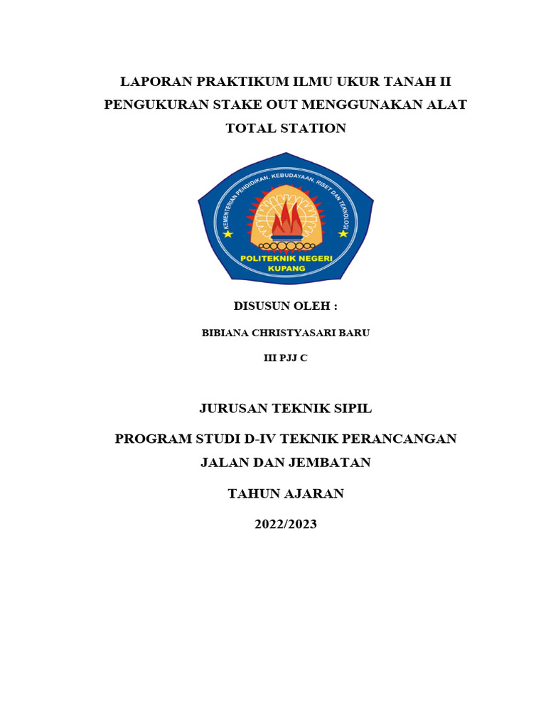 LAPORAN PRAKTIKUM TS Stake Out | PDF | Metode & Bahan Ajar | Komputer