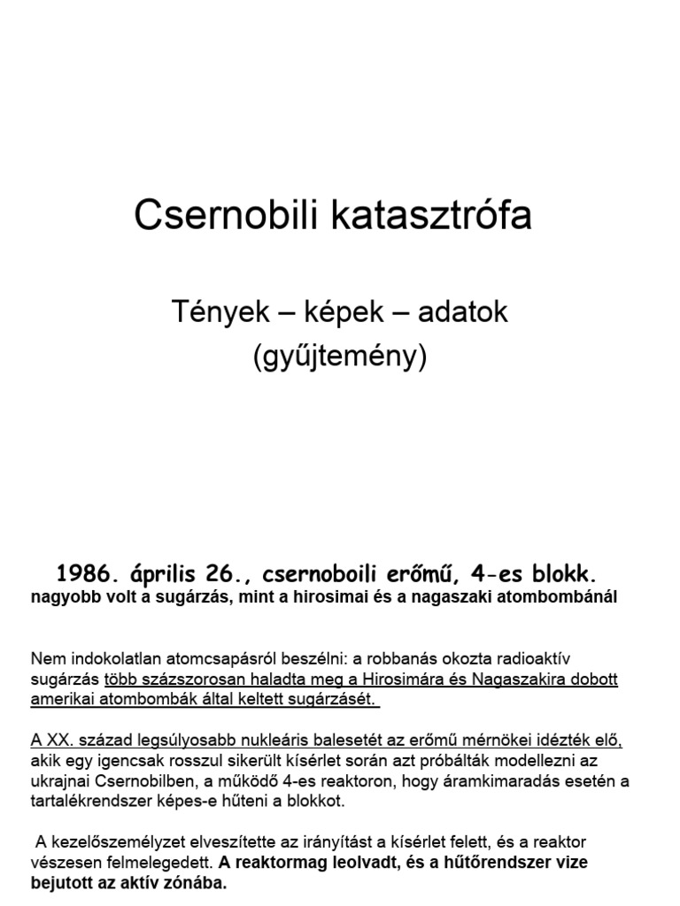 Csernobil | PDF