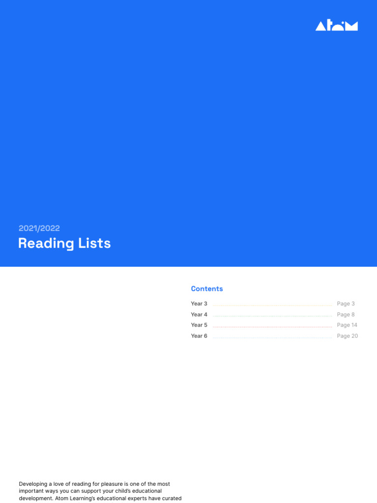 Atom Reading Lists | PDF