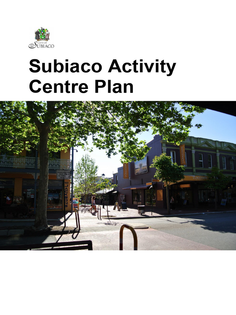 SPL-SPN0622-Subiaco-Activity-Centre-Plan | PDF | Mixed Use Development ...