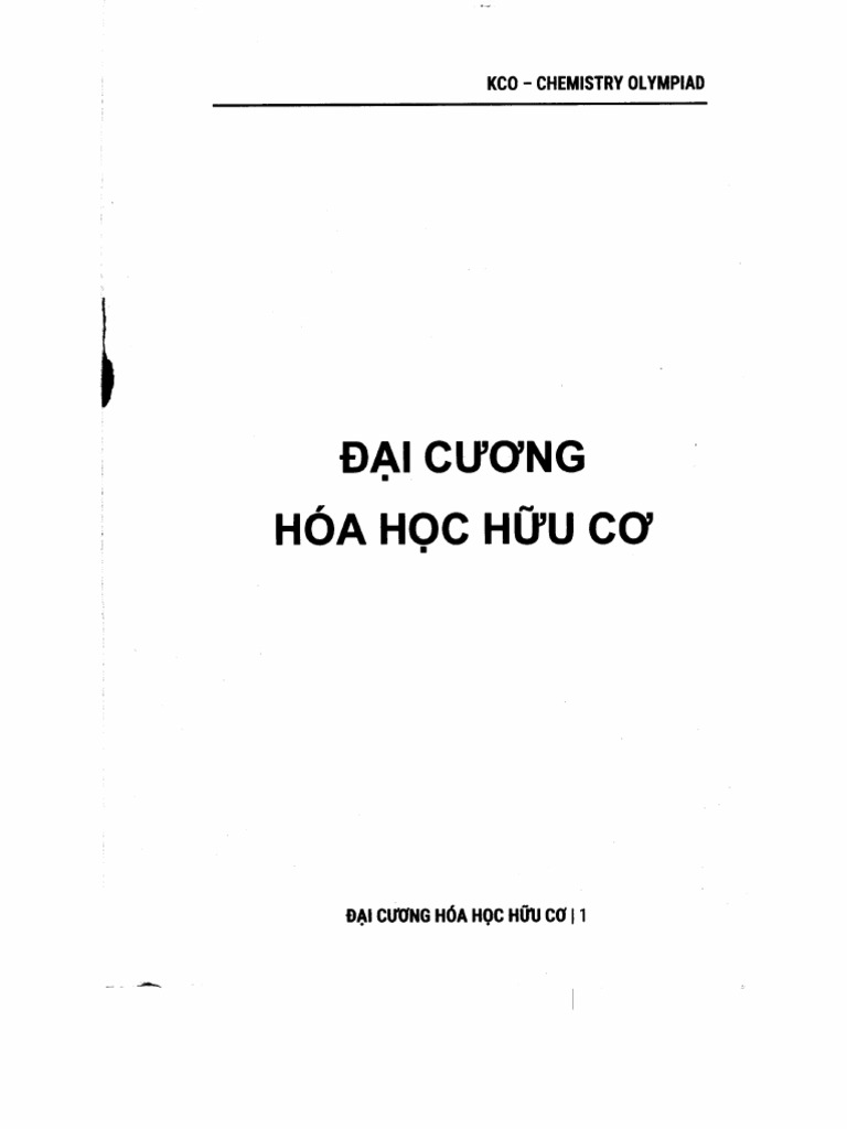 Dai Cuong Hoa Huu Co | PDF
