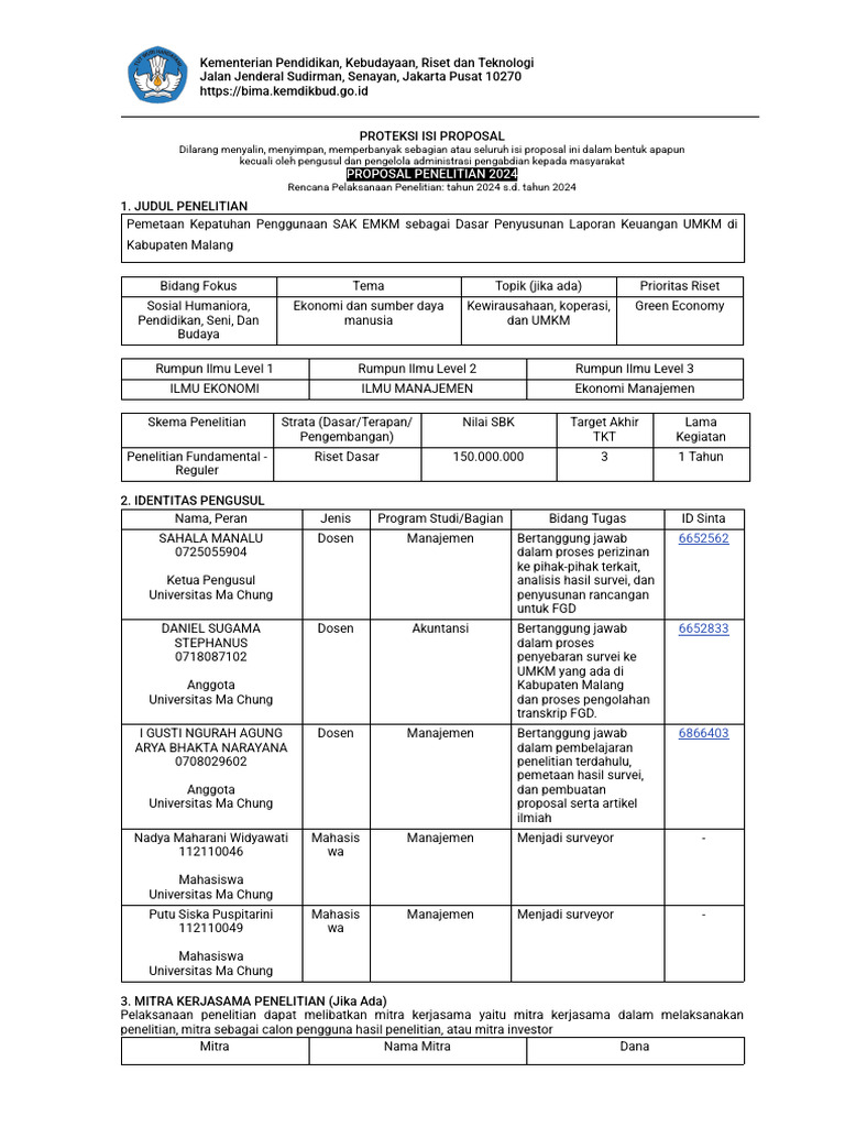 Pemetaan Kepatuhan Penggunaan SAK EMKM Sebagai Dasar Penyusunan Laporan ...