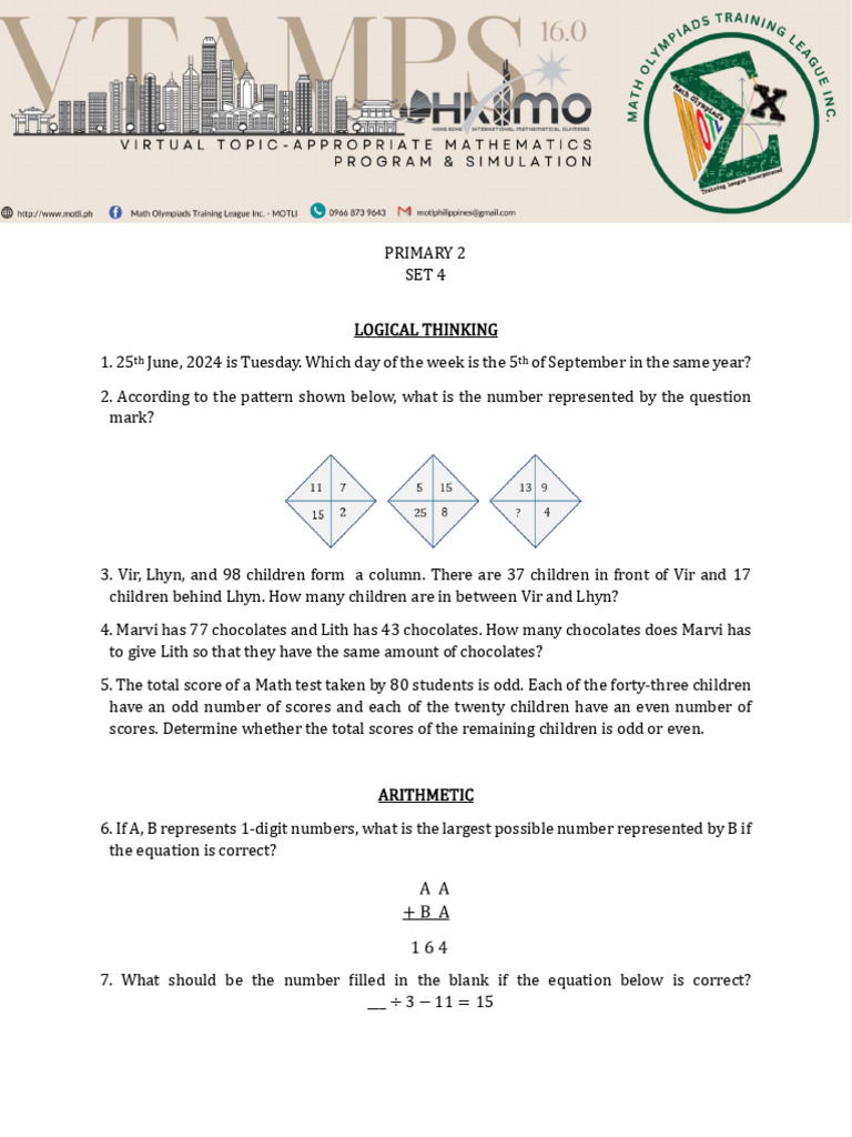VTAMPS 16.0 P2 Set 4 Solman | PDF | Triangle | Polygon