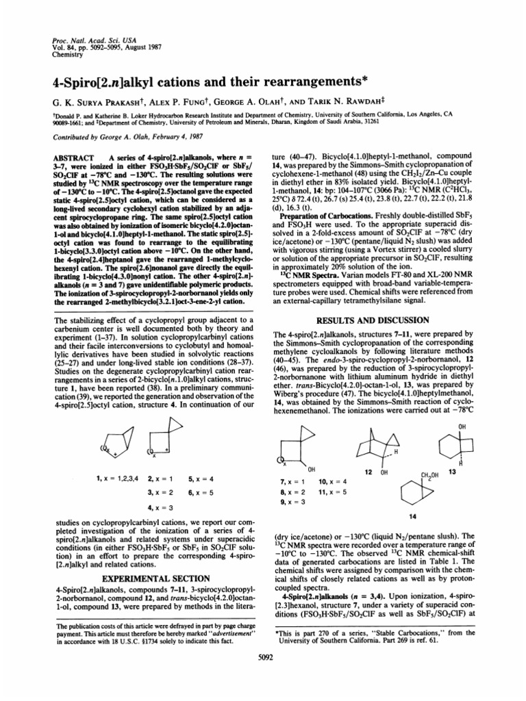 Carbo Cation Rearrangement | PDF | Ion | Organic Chemistry