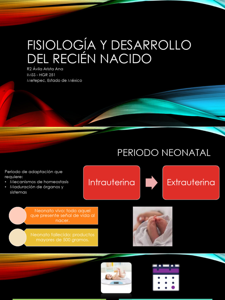 Fisiología y Desarrollo Del Recién Nacido | PDF | Sistema respiratorio | Pulmón