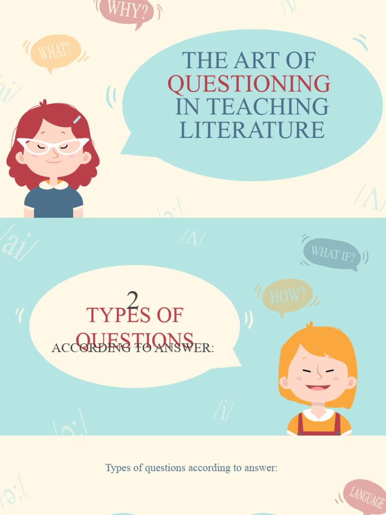 Effective Questioning in Literature Teaching | PDF | Learning | Thought