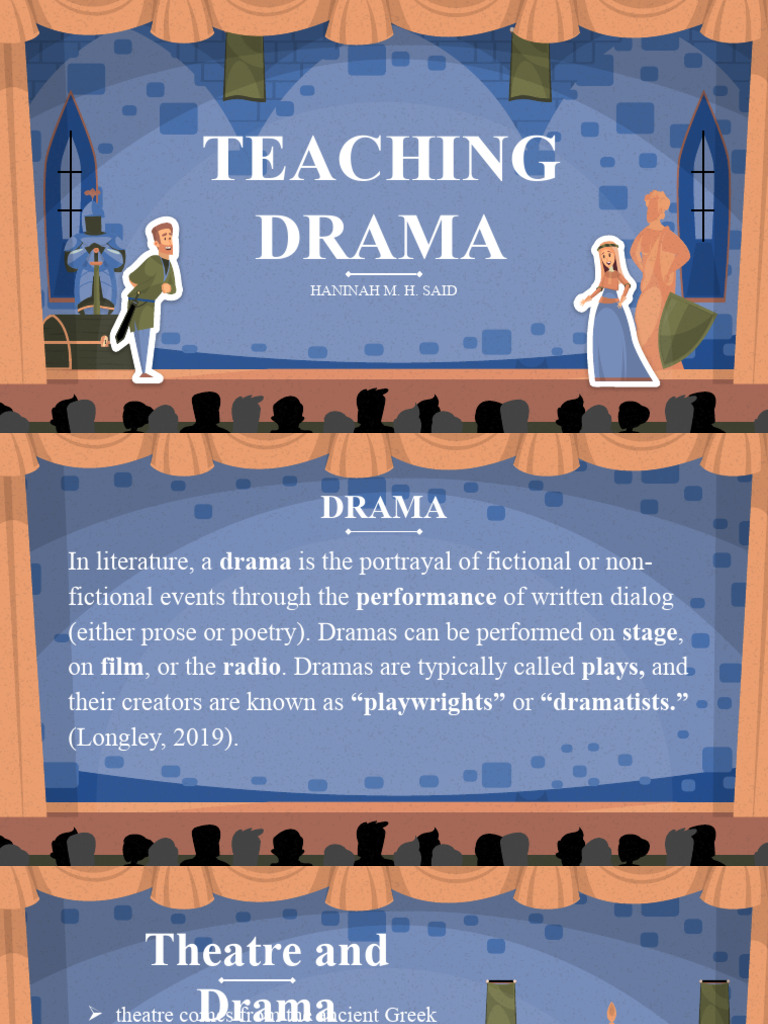 Teaching Drama Part 1 | PDF | Theatre | Entertainment