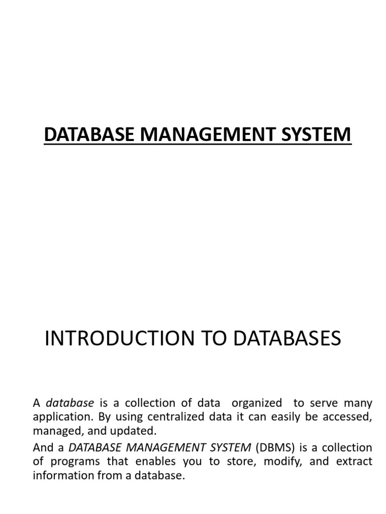Understanding Database Management Systems | PDF | Databases | Relational Model