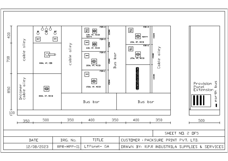 800A LT Panel-GA RS | PDF