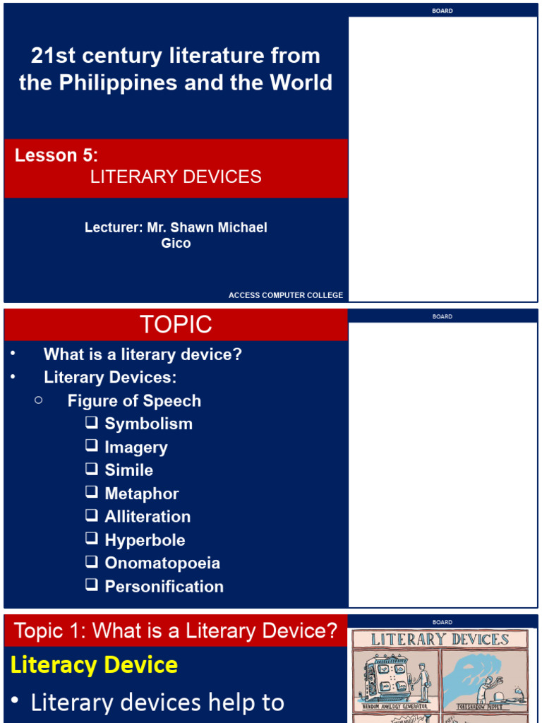 Lesson5_LITERARY-DEVICES | PDF