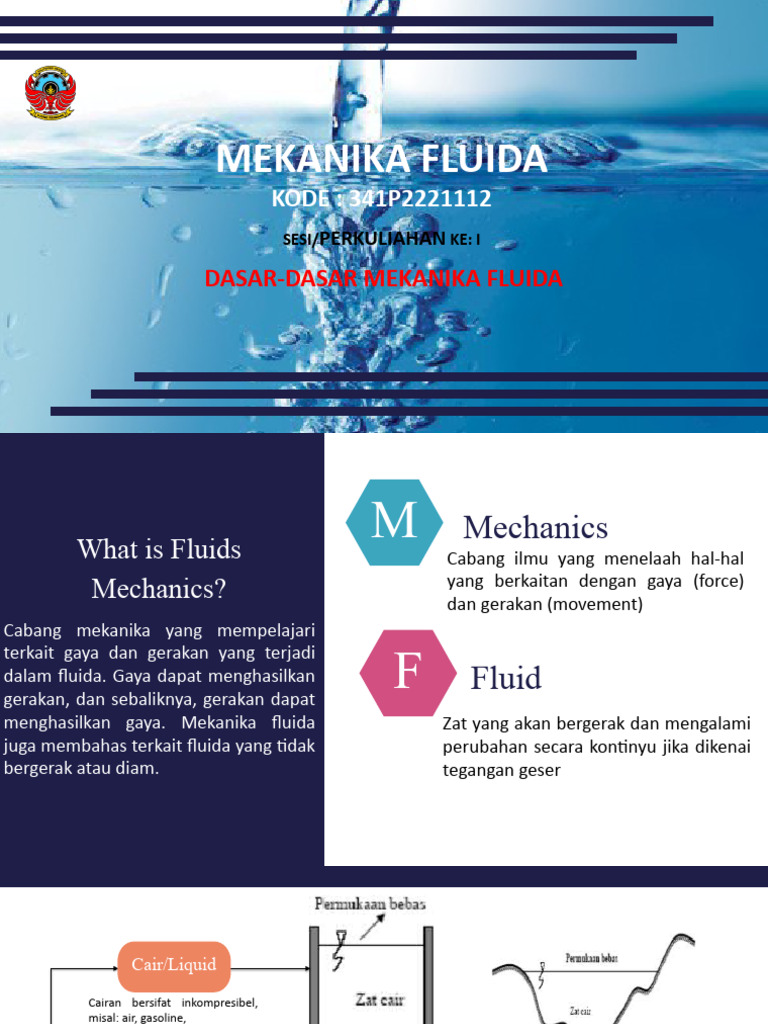 PERT - 01 - 02 - Pengantar MekFlu Dan Dimensi Dan Satuan | PDF