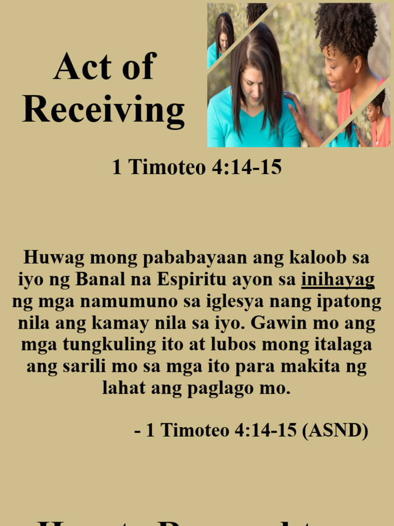 Act of Receiving | PDF