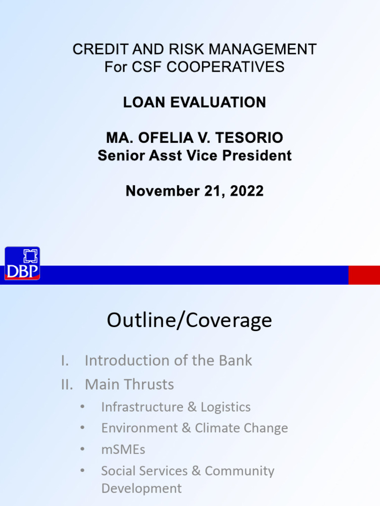Credit Evaluation | PDF | Loans | Debt