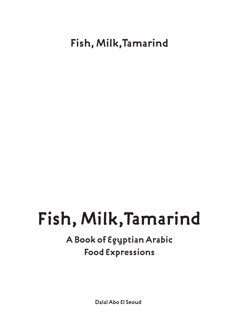 Seoud Fish Milk Tamarind Excerpt | PDF | English Language | Phonetics