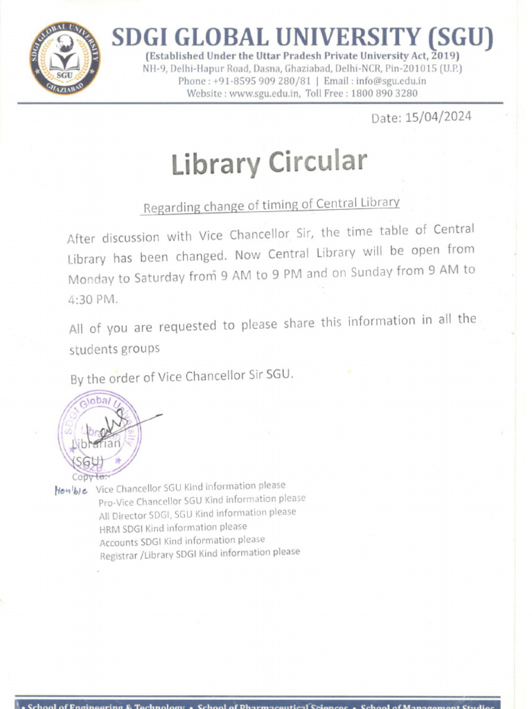 Library Notice | PDF