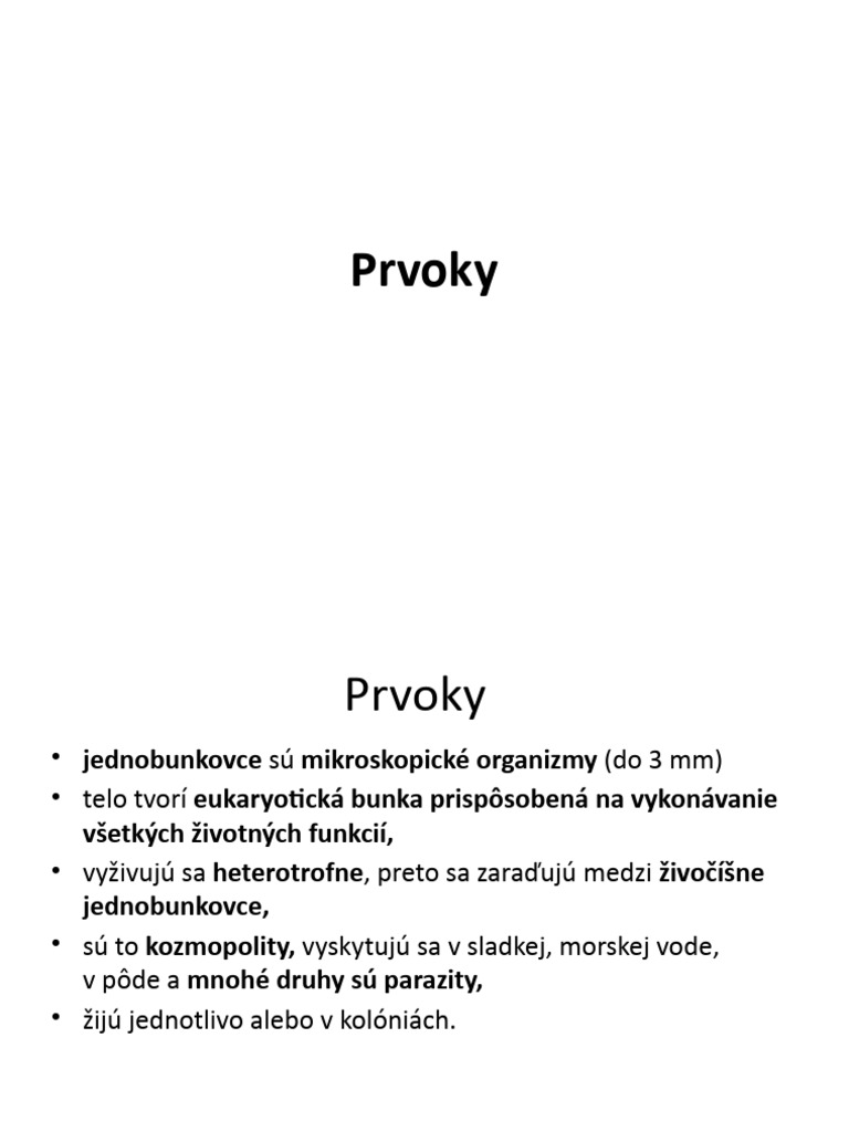 Prvoky | PDF
