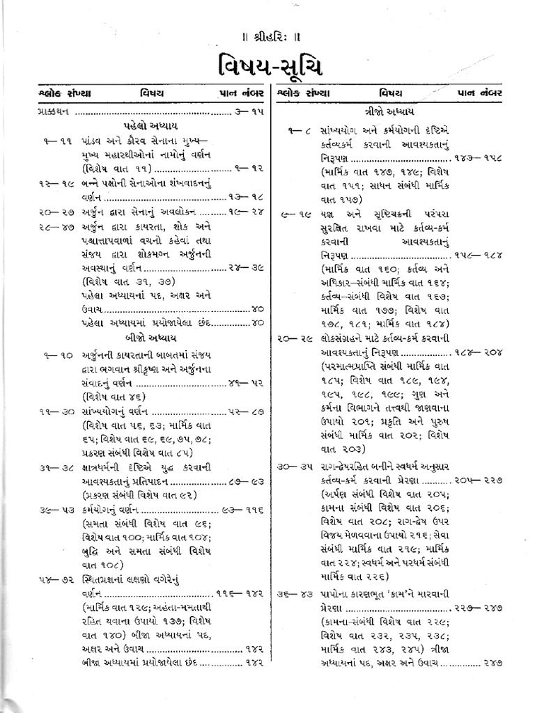 Bhagavad Gita Gujarati | PDF