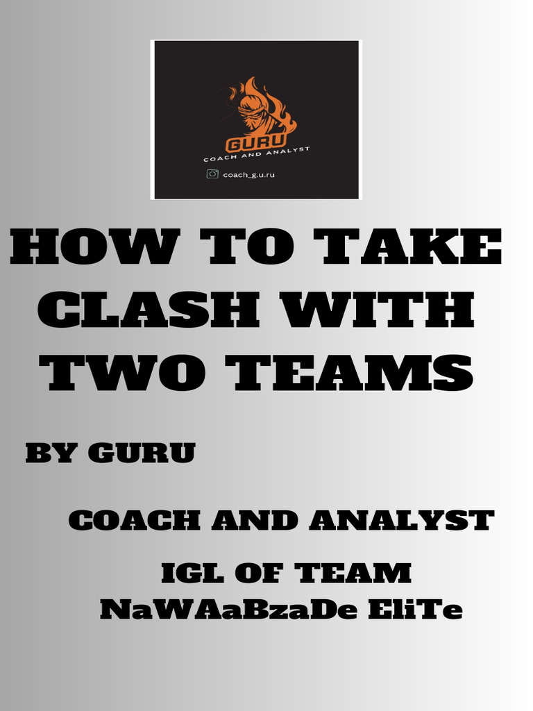 How To Take Clash With Two Teams | PDF | History