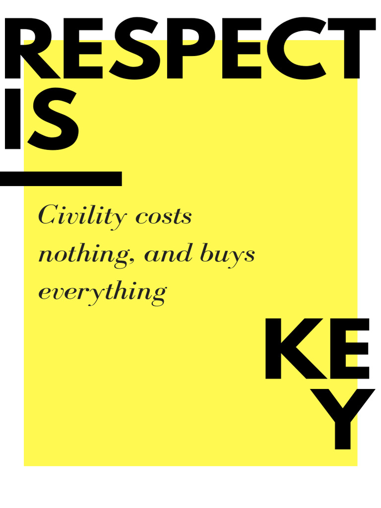 Respect Is Key - Handbook On Respect | PDF | Anger | Bullying