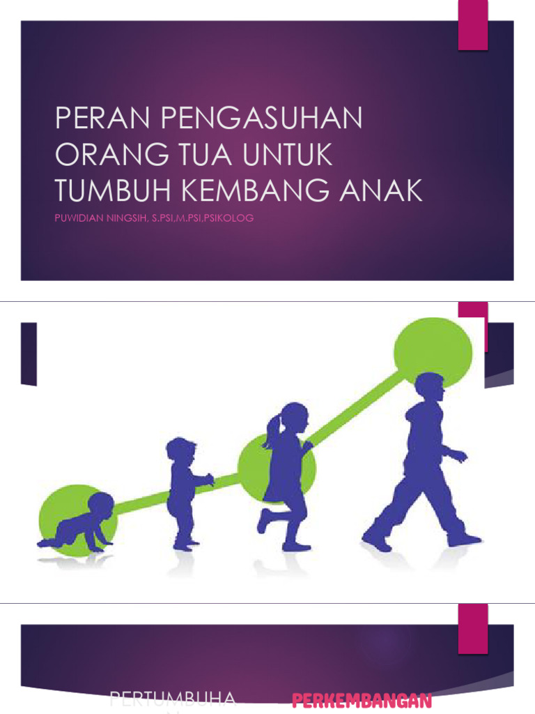 Peran Pengasuhan Orang Tua Untuk Tumbuh Kembang Anak | PDF