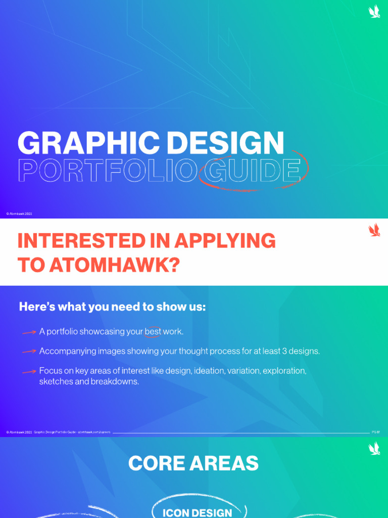 Atomhawk Portfolio-Guide Graphic-Design | PDF