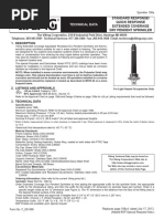 Victaulic Sprinkler Data Sheet | PDF | Fire Sprinkler System | Safety