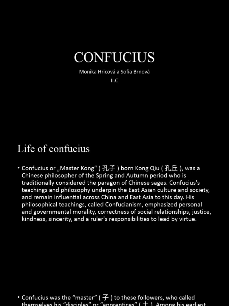 CONFUCIUS | Download Free PDF | Confucius | Chinese Philosophy