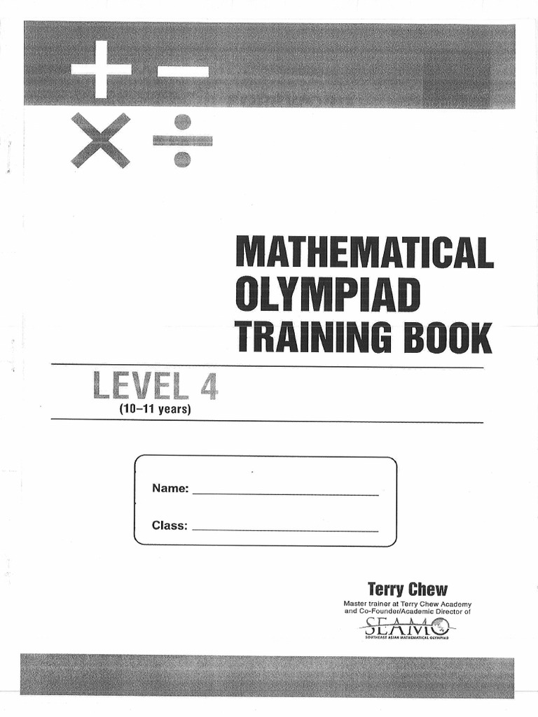 Maths Olympiad Training Book Level 4 | PDF