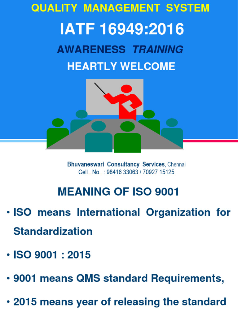 IATF 16949-2016 Awareness Training BCS Brief Aug 17 PART 1 | PDF | Risk ...