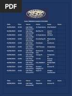 Fixtures - GDL Promotion League - 2024 | PDF | Sports | Team Sports