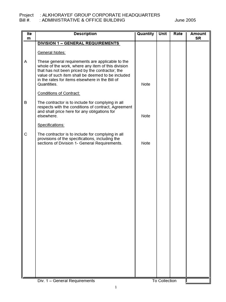 Boq Arch | PDF | Plaster | Window