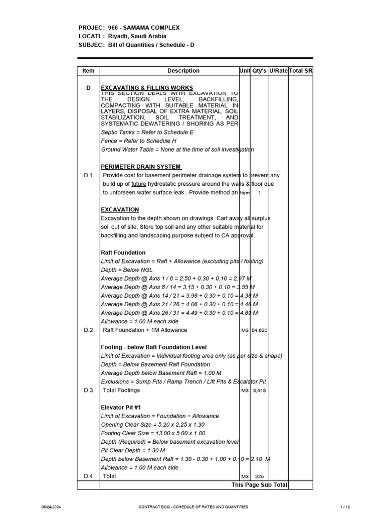 D1 | PDF | Basement | Foundation (Engineering)