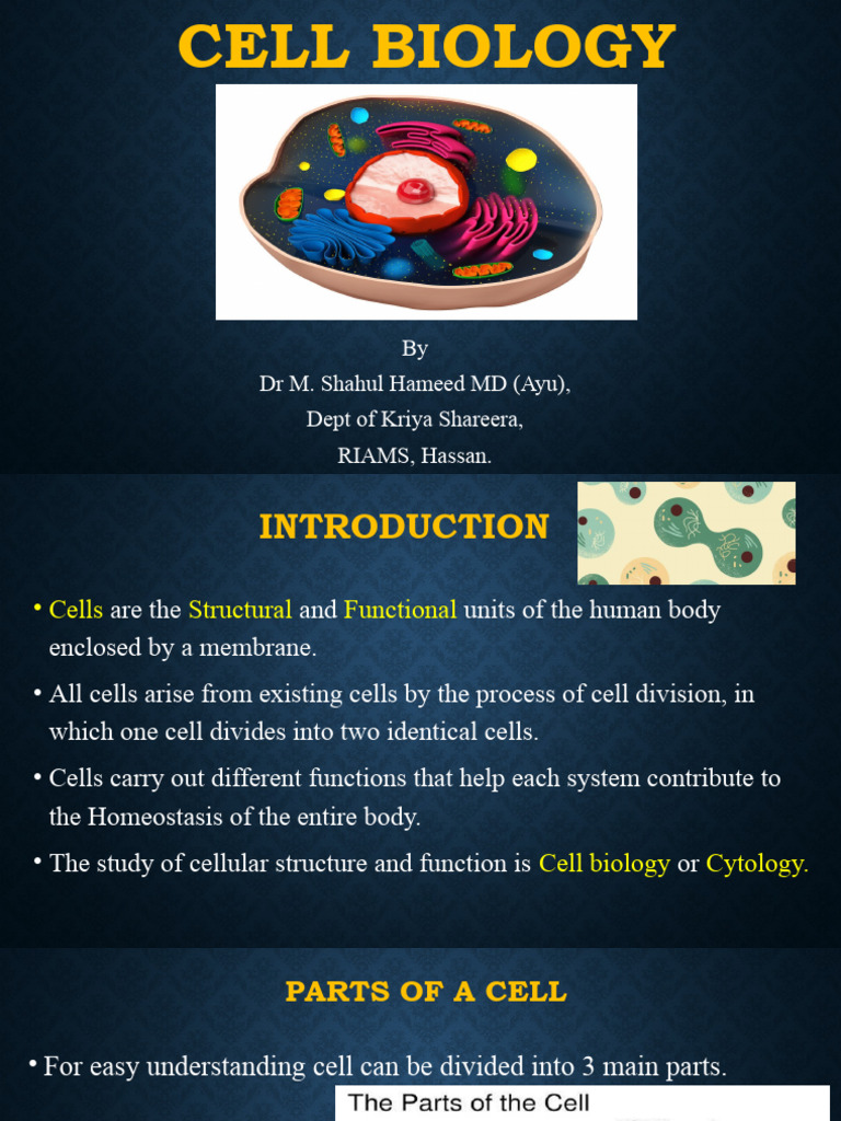 Cell Biology | PDF | Cell Membrane | Cell (Biology)