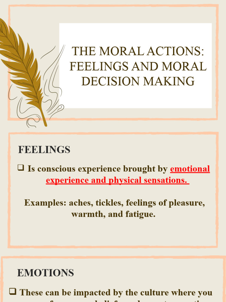 Emotions and Moral Decision Making | PDF | Virtue | Virtue Ethics