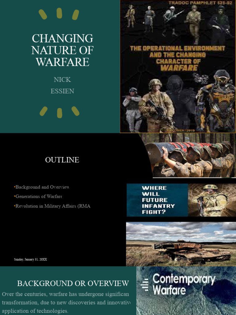 Evolution of Warfare Generations | PDF | Nigeria | Military Tactics