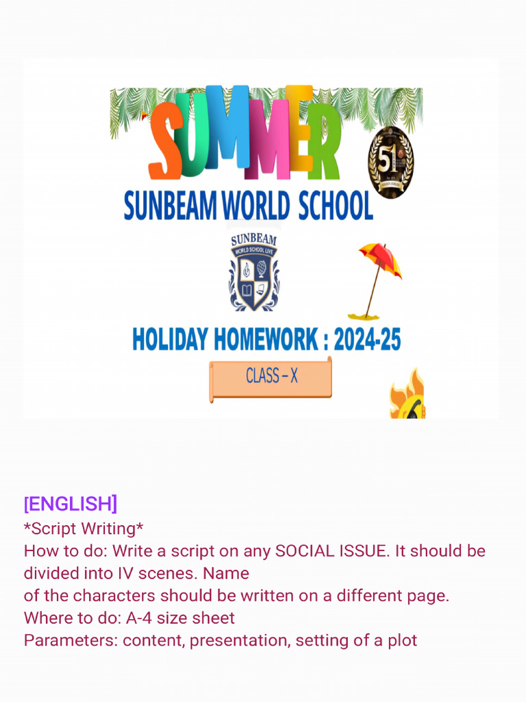 Class 10 CBSE HHW | PDF