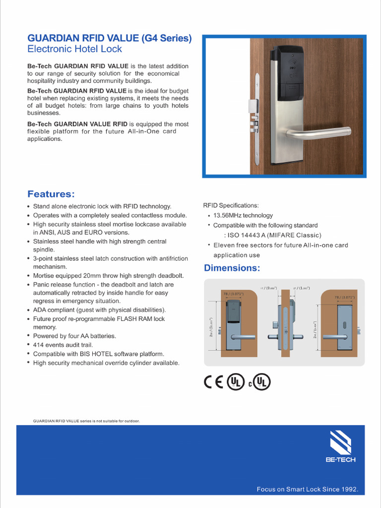 Guardian RFID Value - Datasheet - English - 2020aug4 | PDF