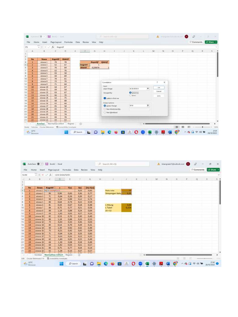 Tugas 4 Uji Korelasi Netty Herawati 072822004 | PDF