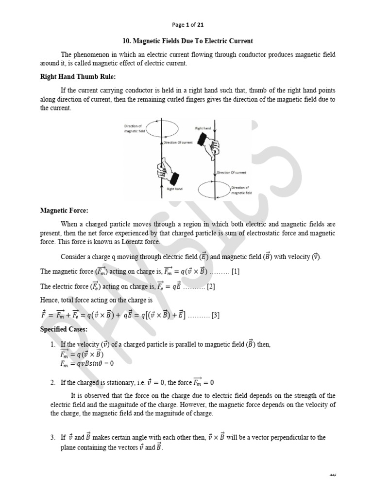 MFDEC | PDF | Magnetic Field | Force