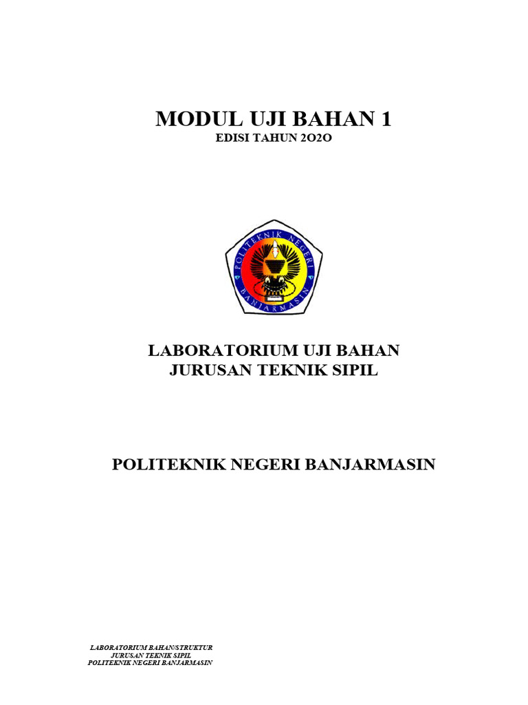 Modul Laprak Uji Bahan 1 | PDF