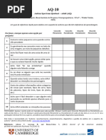 AQ-10 Criança 4 A 11 Anos | PDF | Bem-estar