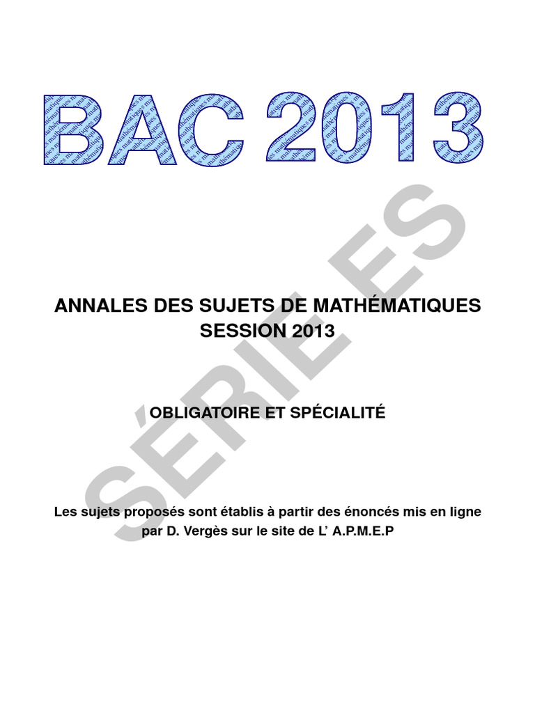 bac_2013-sujetsos (1) | PDF