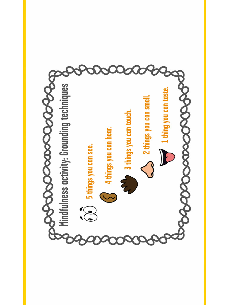 Mindfulness Grounding Techniques | PDF