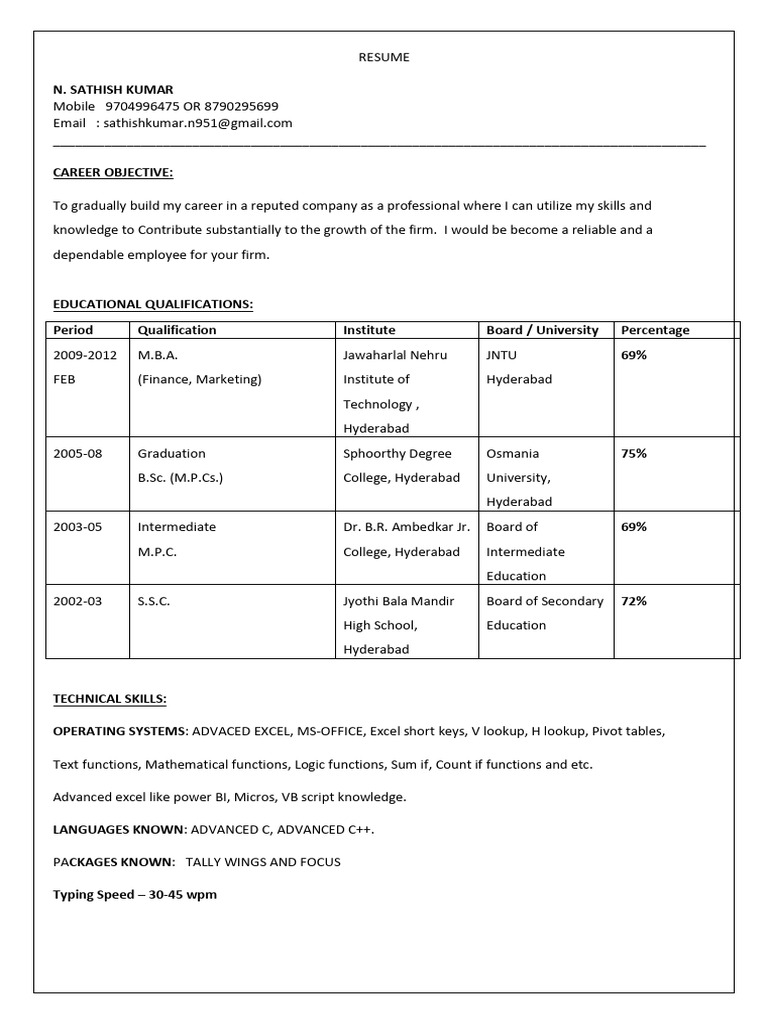 Resume June20230823054336 | PDF | Computing