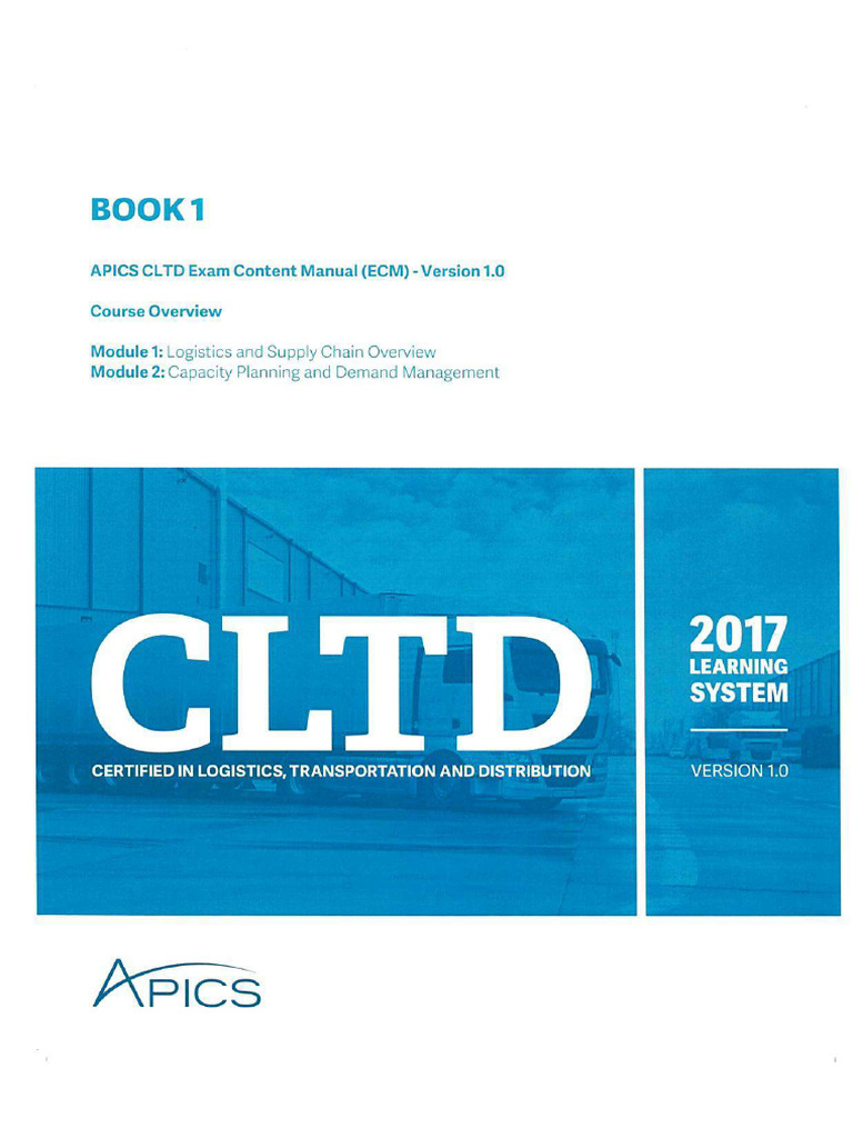 Apics CLTD Book 1 Modules 1 2 (Apics) | PDF