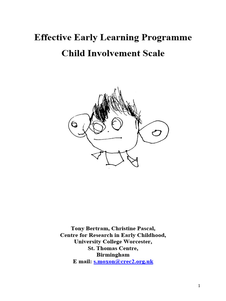child involvement scale | PDF | Motivation | Motivational